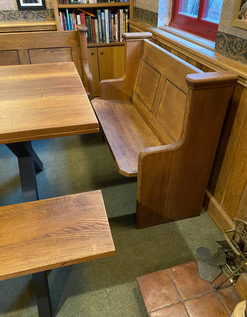 Oak pews. Stunning reclaimed pews in three sizes. – The Pigsty ...